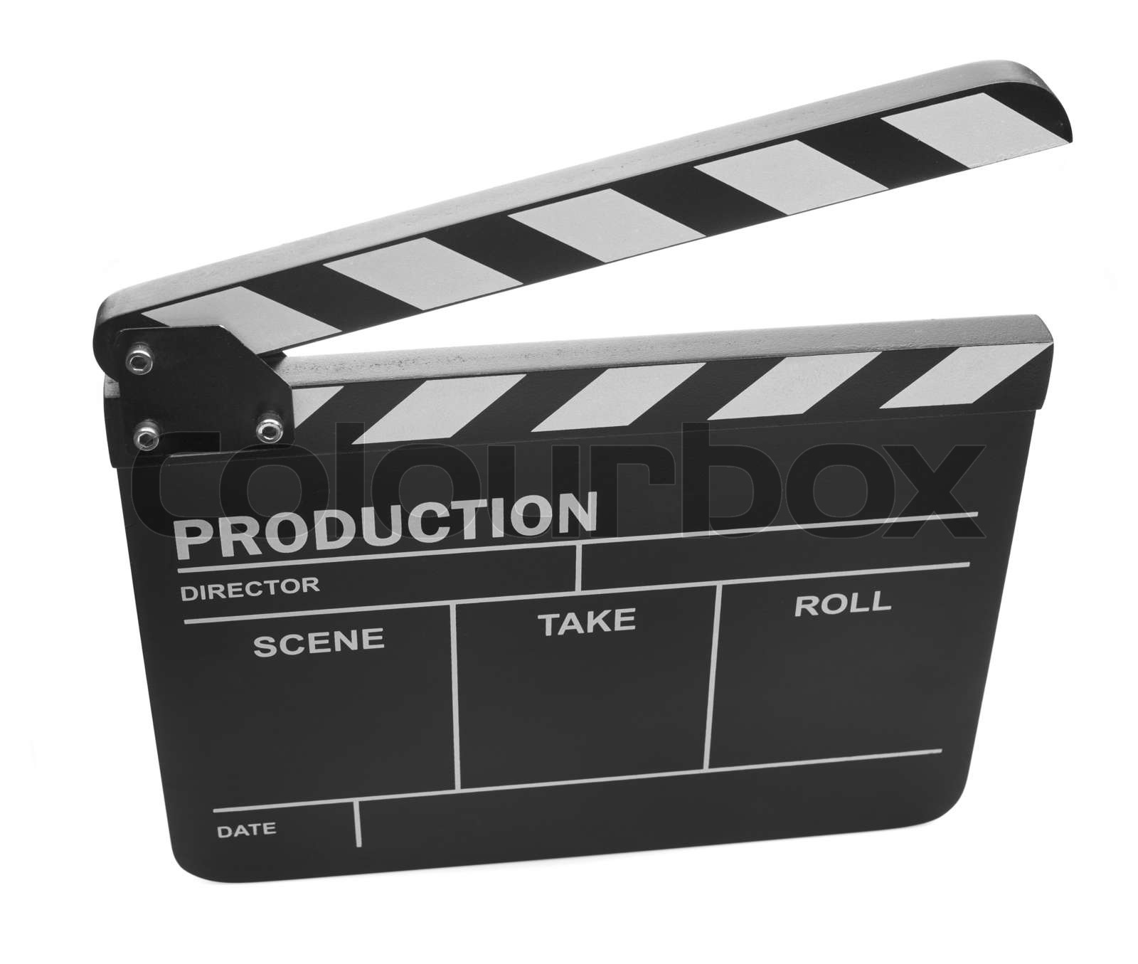 klappe, brett, filmklappe | Stock Bild | Colourbox