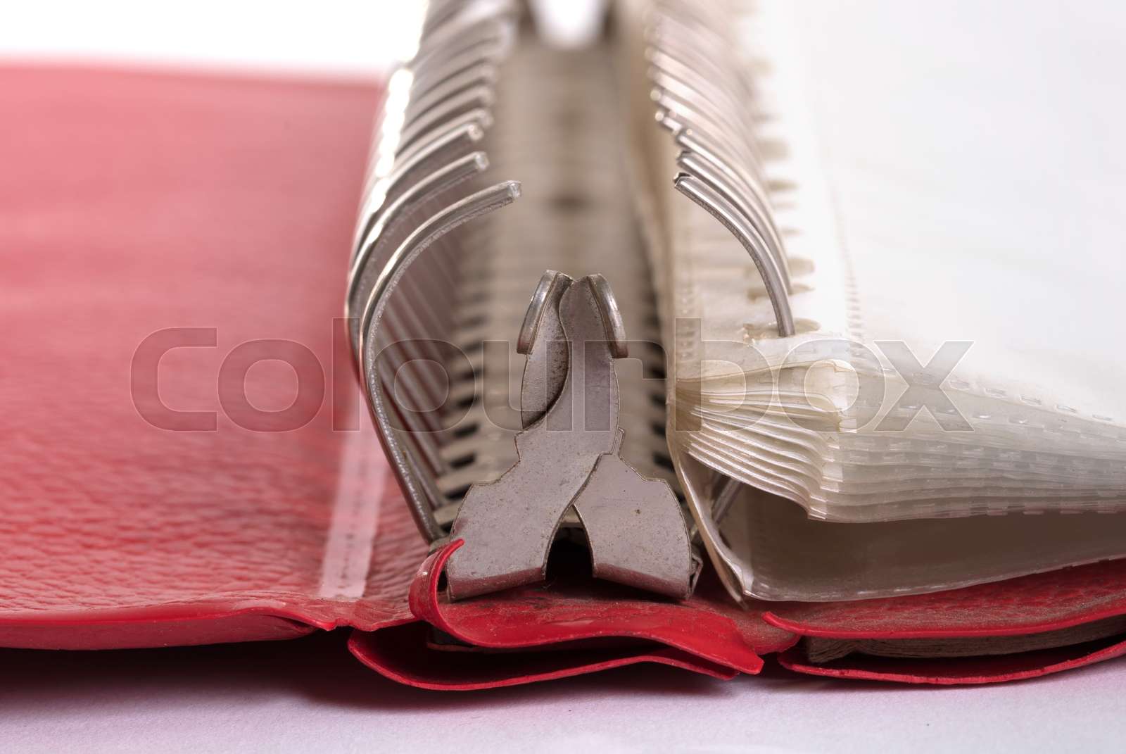 Old binder folder isolated | Stock image | Colourbox