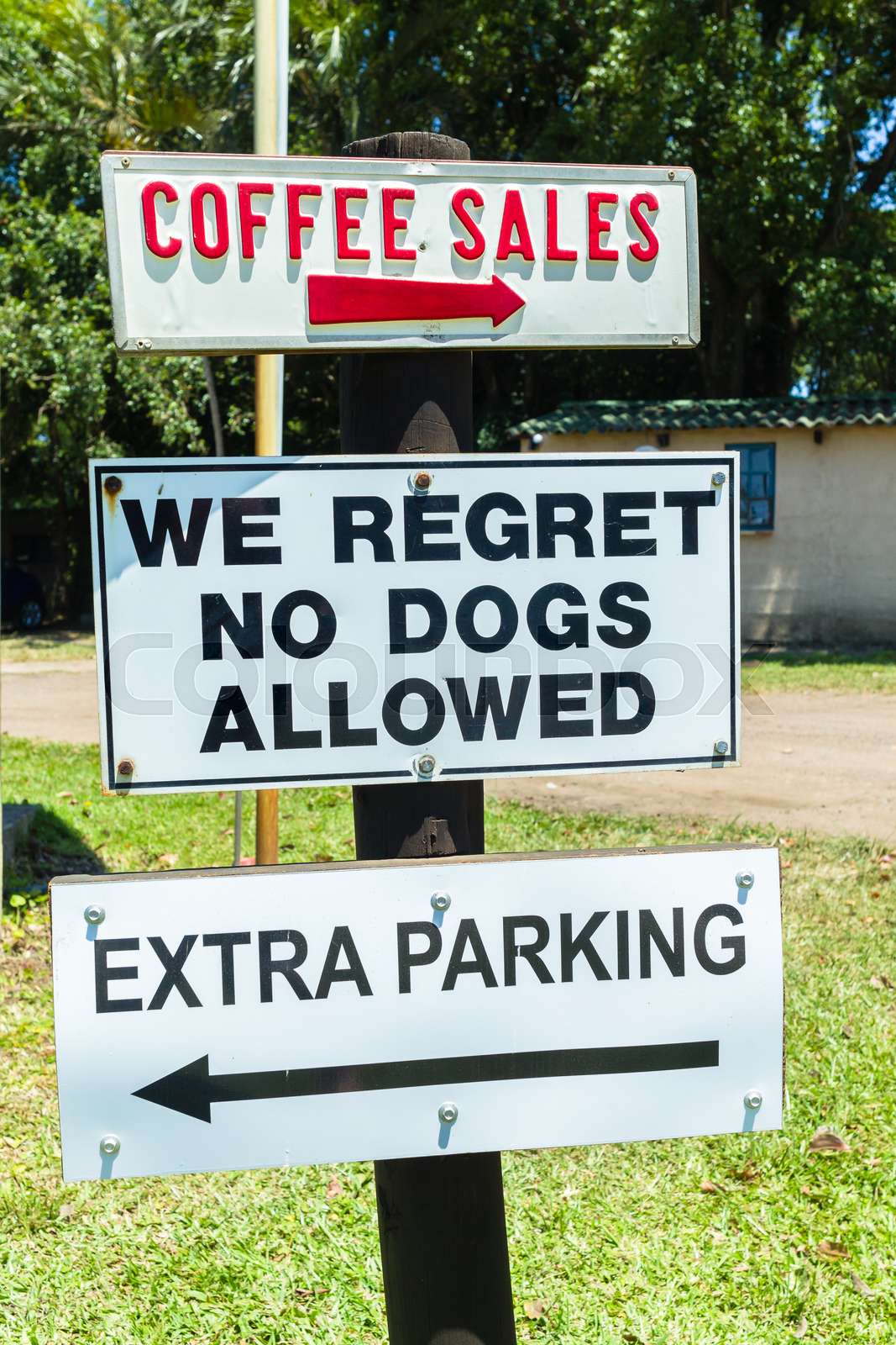 Outdoor Farm Signs Direction | Stock image | Colourbox