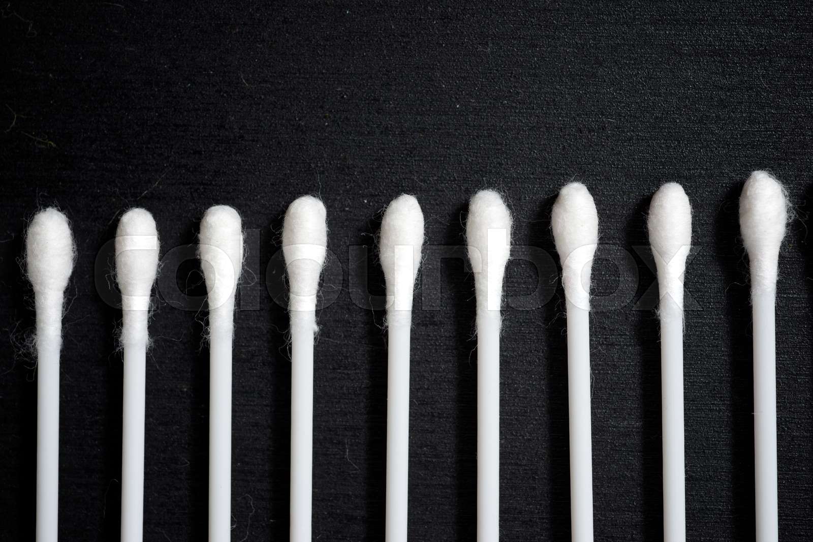 Ear swabs view | Stock image | Colourbox