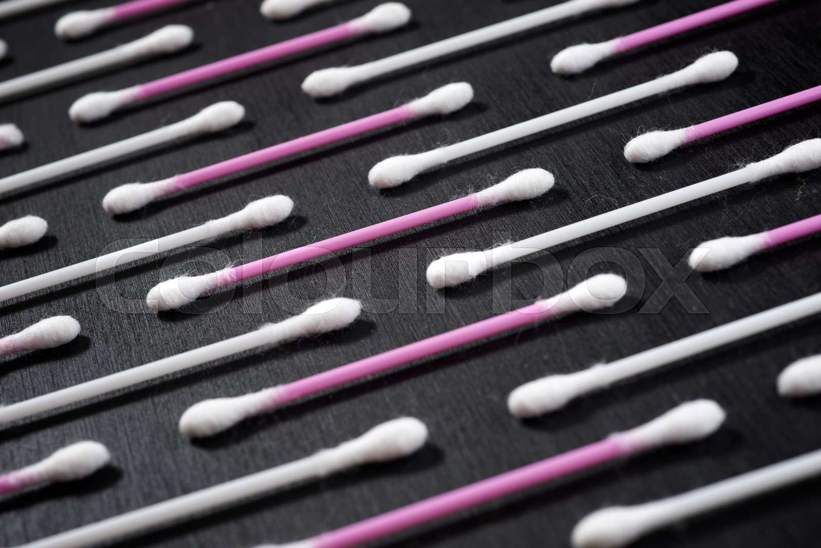 Ear swabs view | Stock image | Colourbox