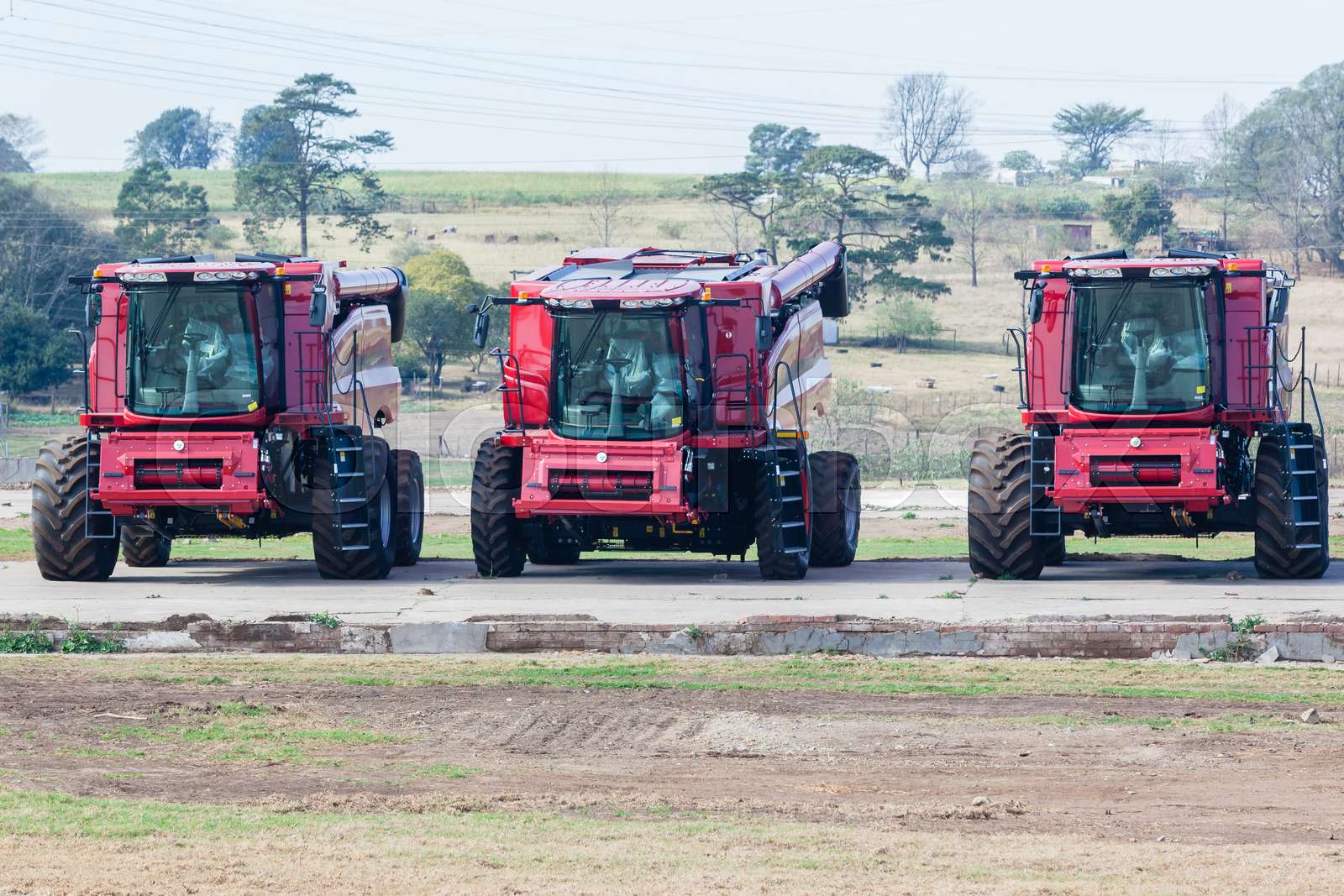 Crop Harvesters Farm Machines | Stock image | Colourbox