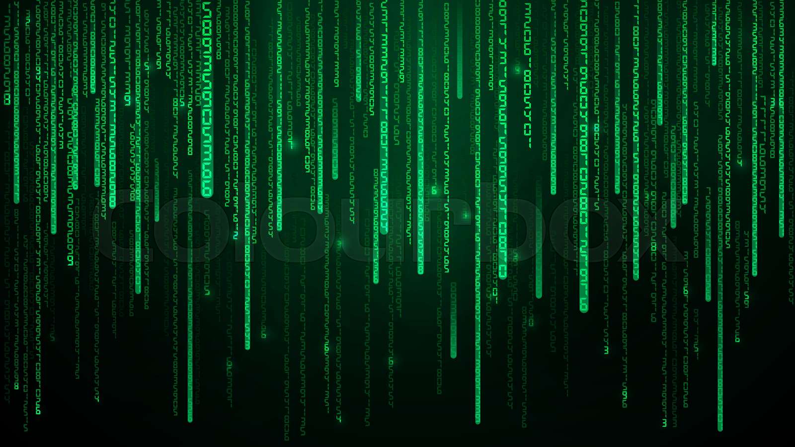 Green Matrix Code Wallpaper