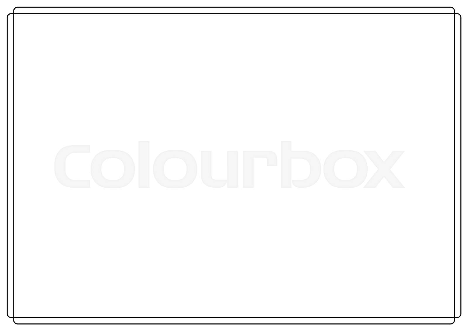 Vector Page border A4 design for project | Stock vector | Colourbox