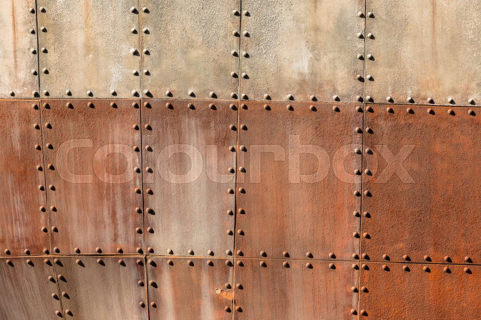 Ship Steel Riveted Plates | Stock image | Colourbox