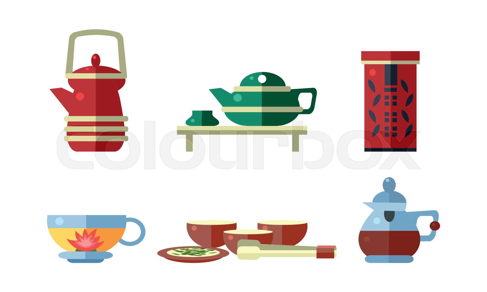 Chinese Teapot Vector