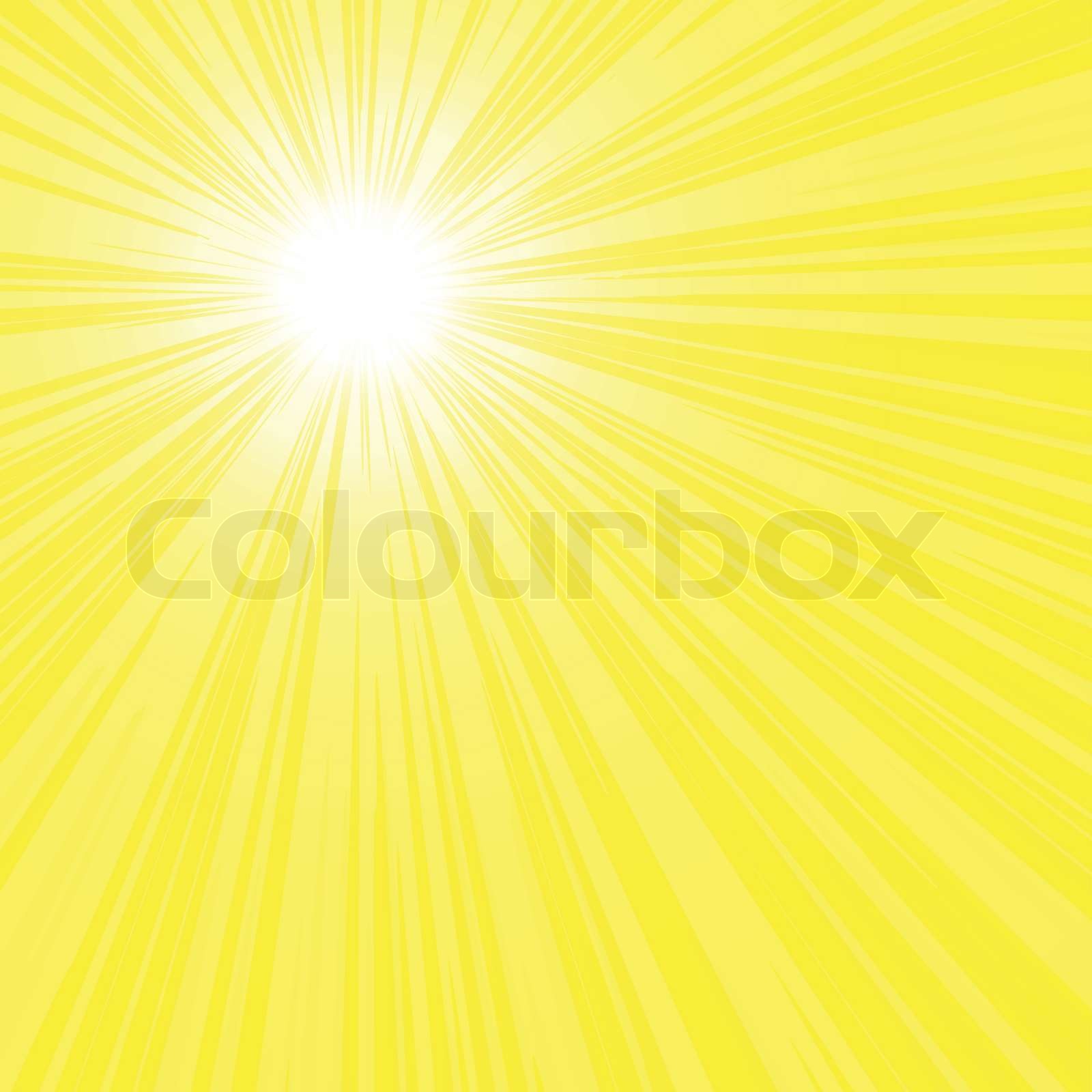 bright sun rays vector file | Stock vector | Colourbox