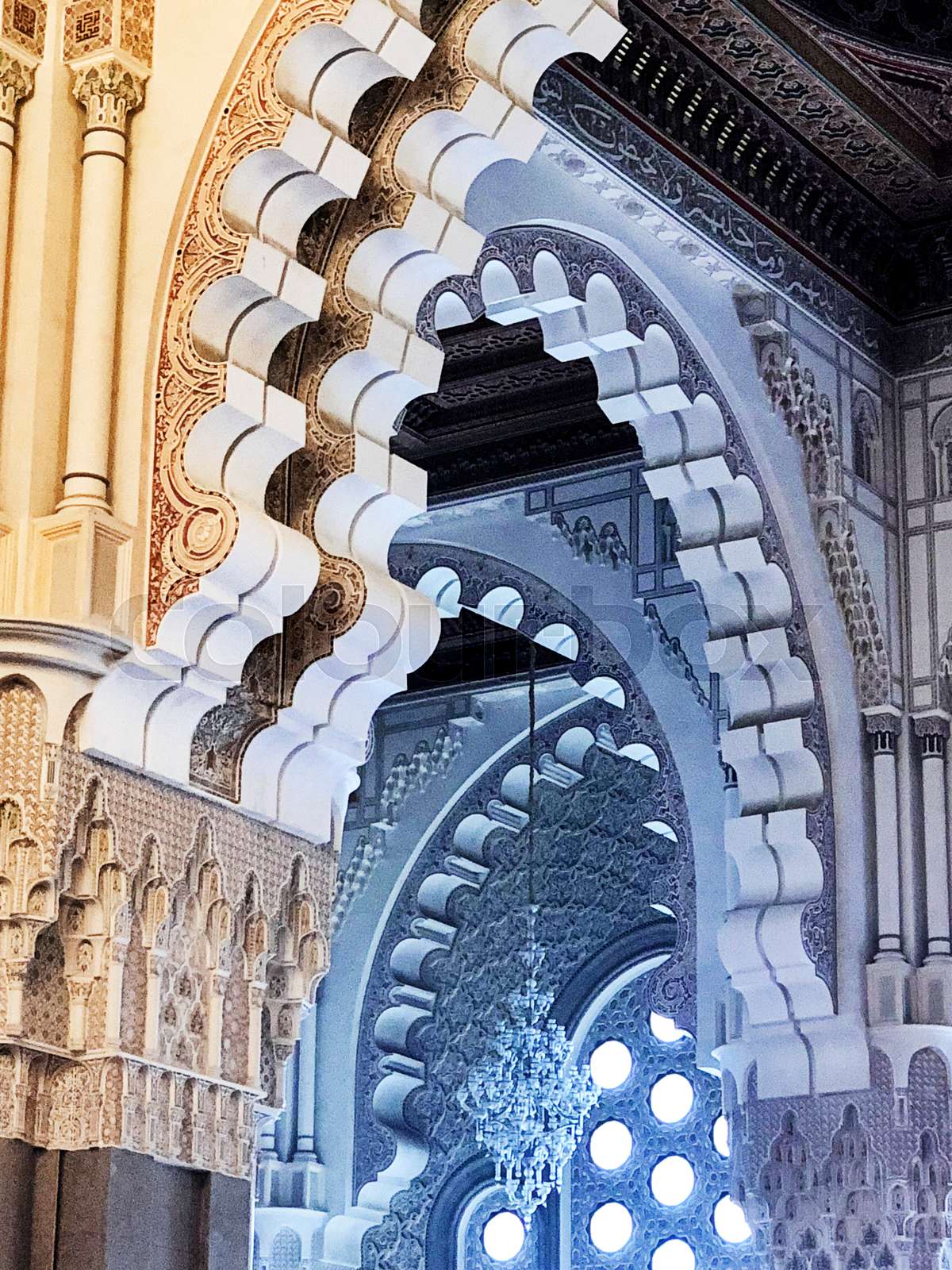Five Arches In A Mosque | Stock image | Colourbox