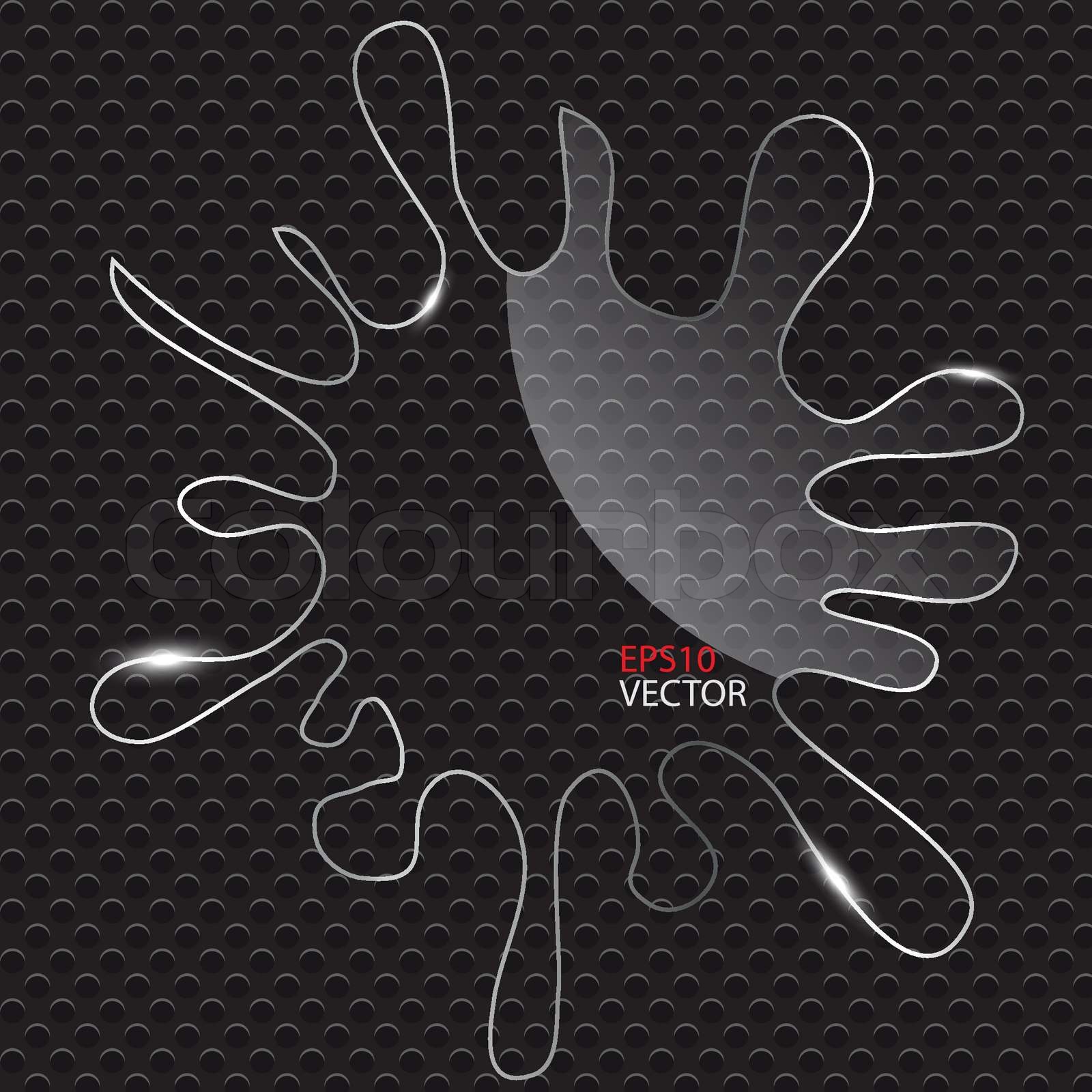 Splash glass icon vector illustration | Stock vector | Colourbox