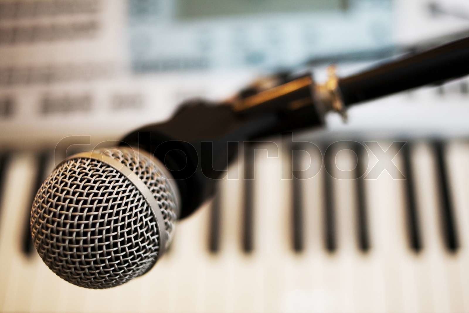 Big microphone | Stock image | Colourbox