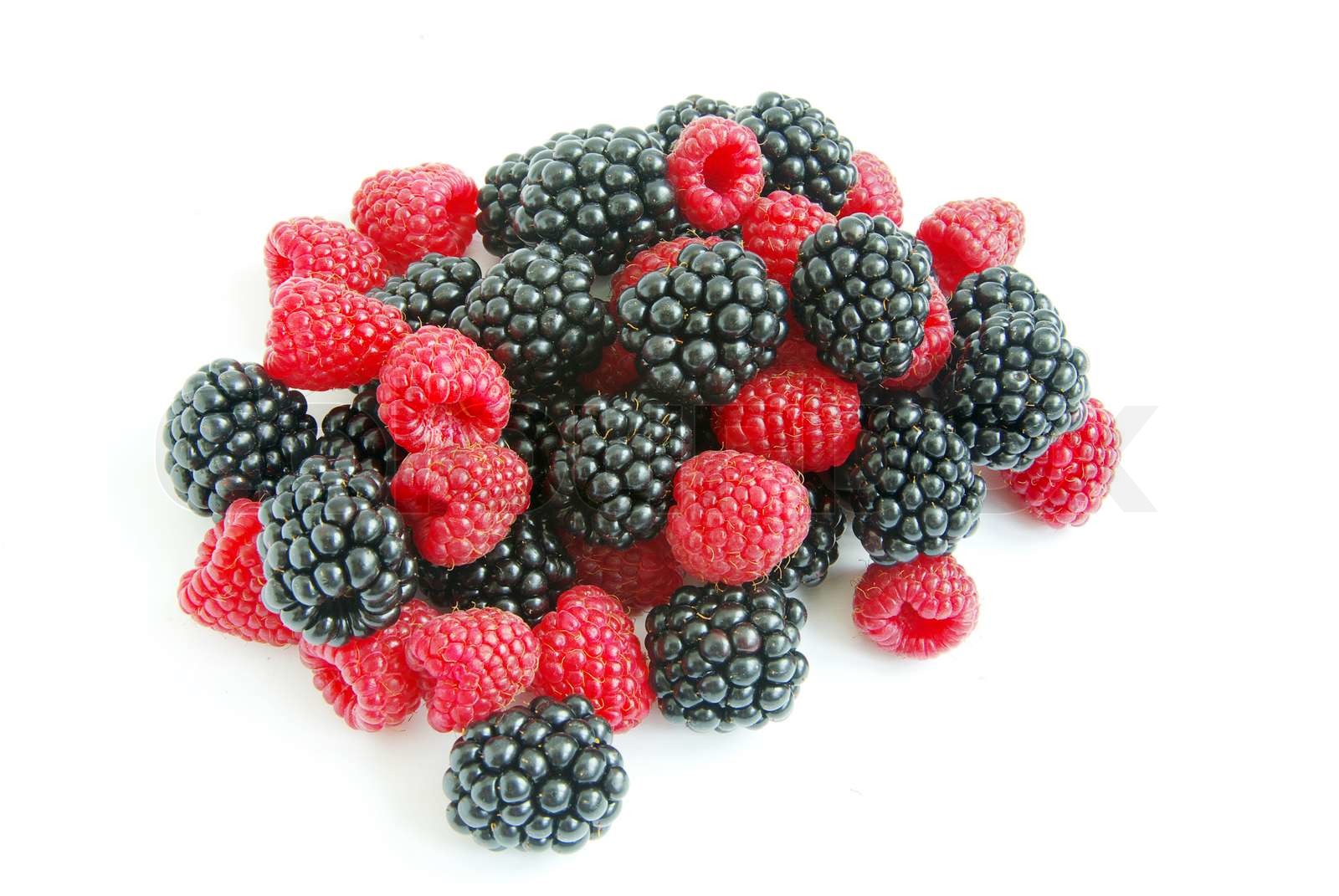 blackberry and raspberry | Stock image | Colourbox