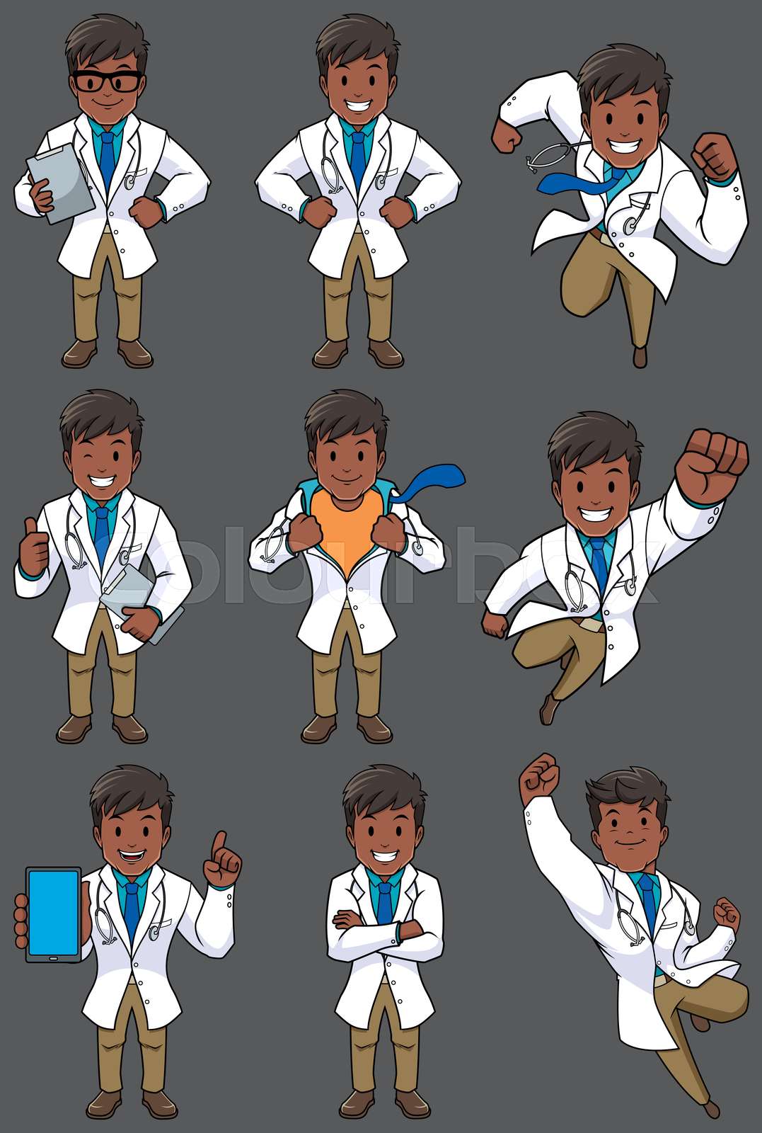 Doctor Indian Set | Stock vector | Colourbox