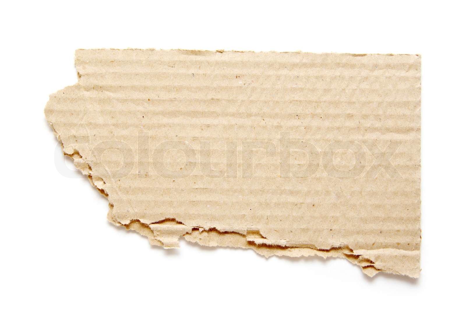 piece of cardboard | Stock image | Colourbox