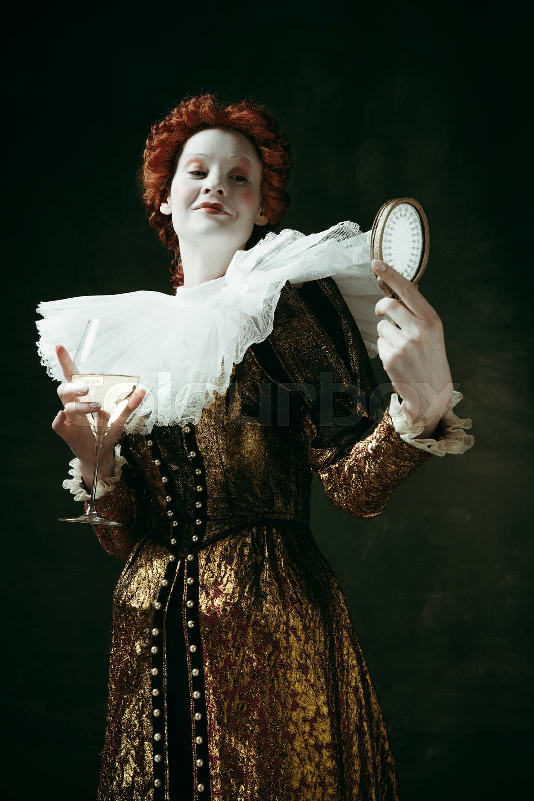 Medieval young woman as a duchess | Stock image | Colourbox
