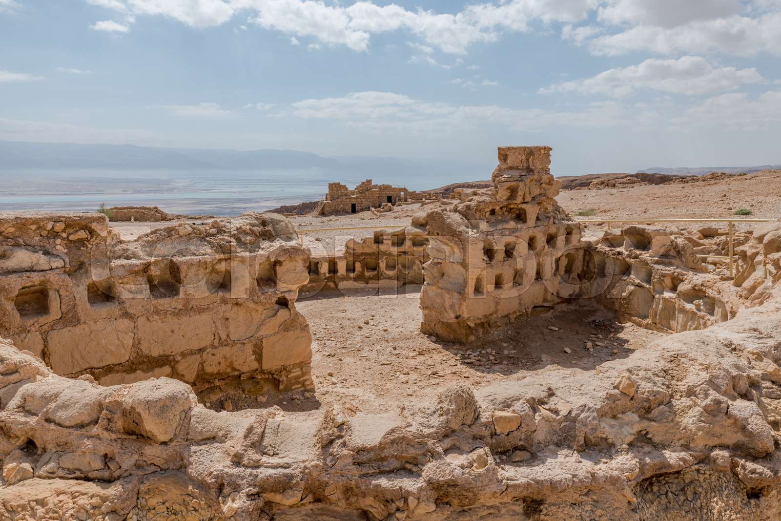 Ruins of the ancient Masada | Stock image | Colourbox