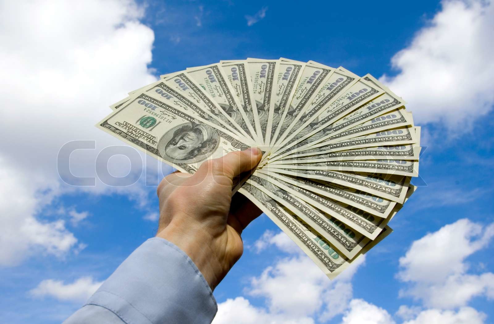 money in hand | Stock image | Colourbox