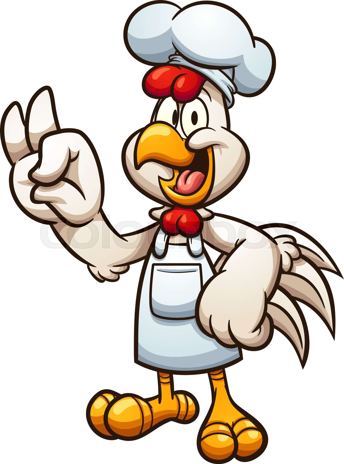 Chicken chef | Stock vector | Colourbox
