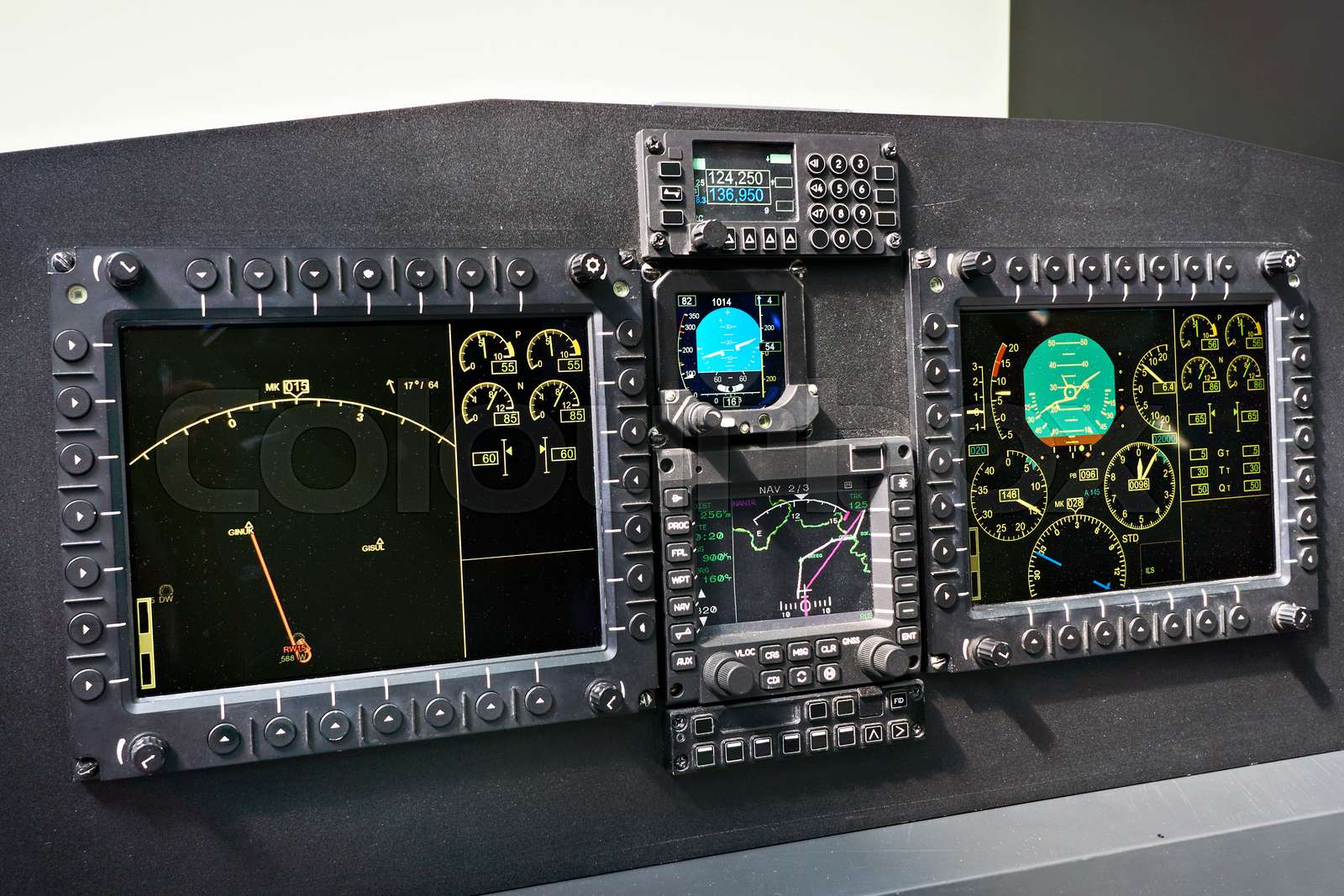 Aviation electronic devices for aircraft navigation at exhibition ...