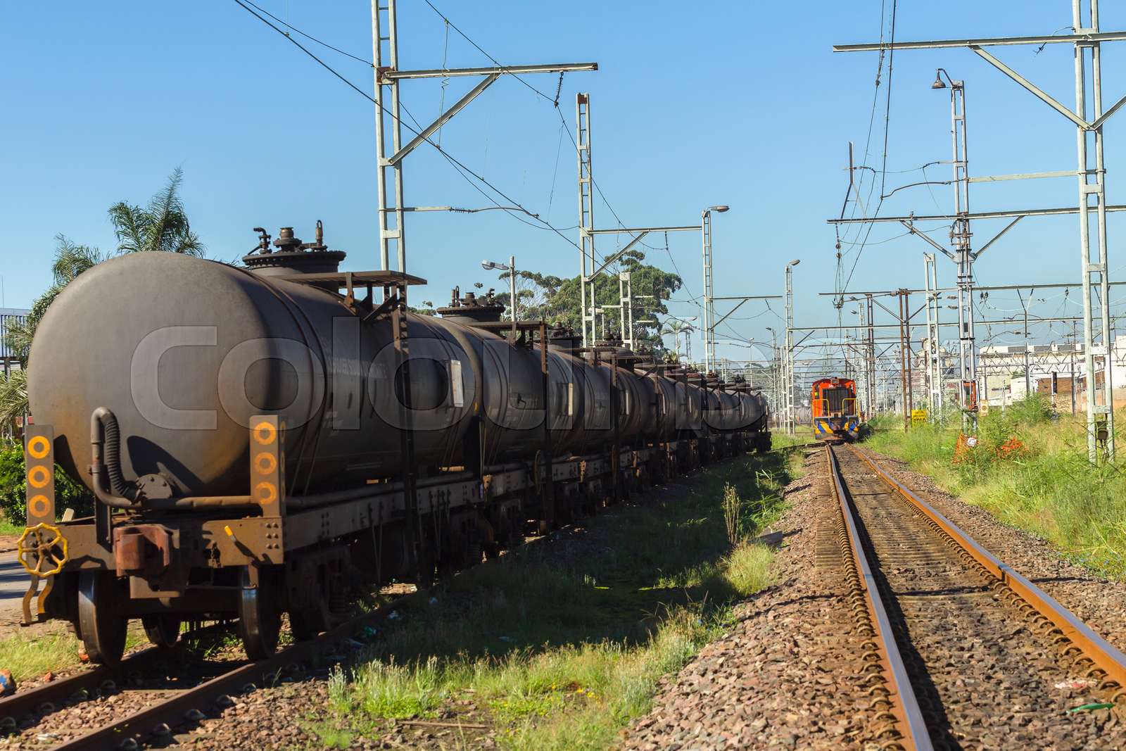Train Tankers Carriers | Stock image | Colourbox