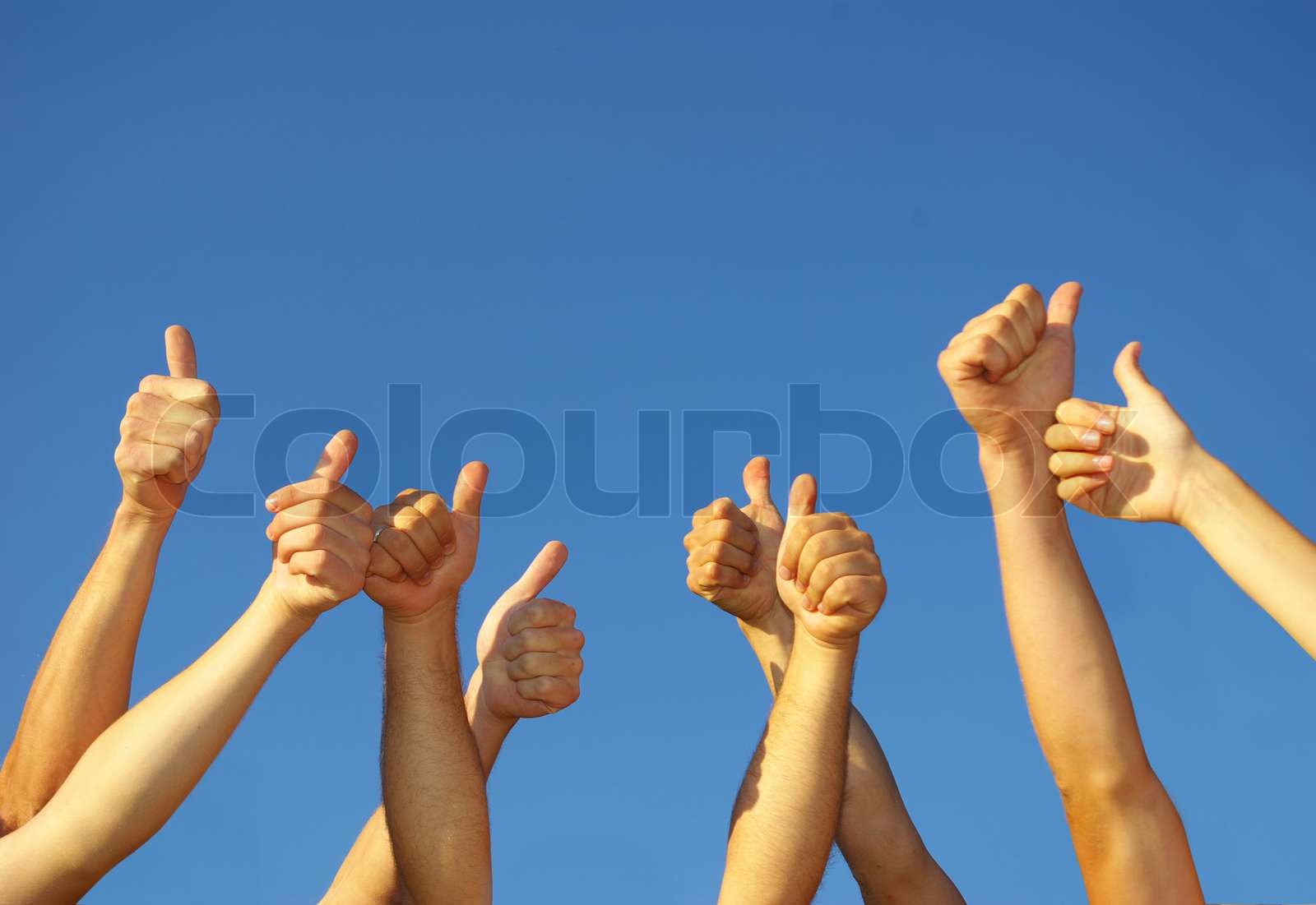 hands, succes, team | Stock foto | Colourbox