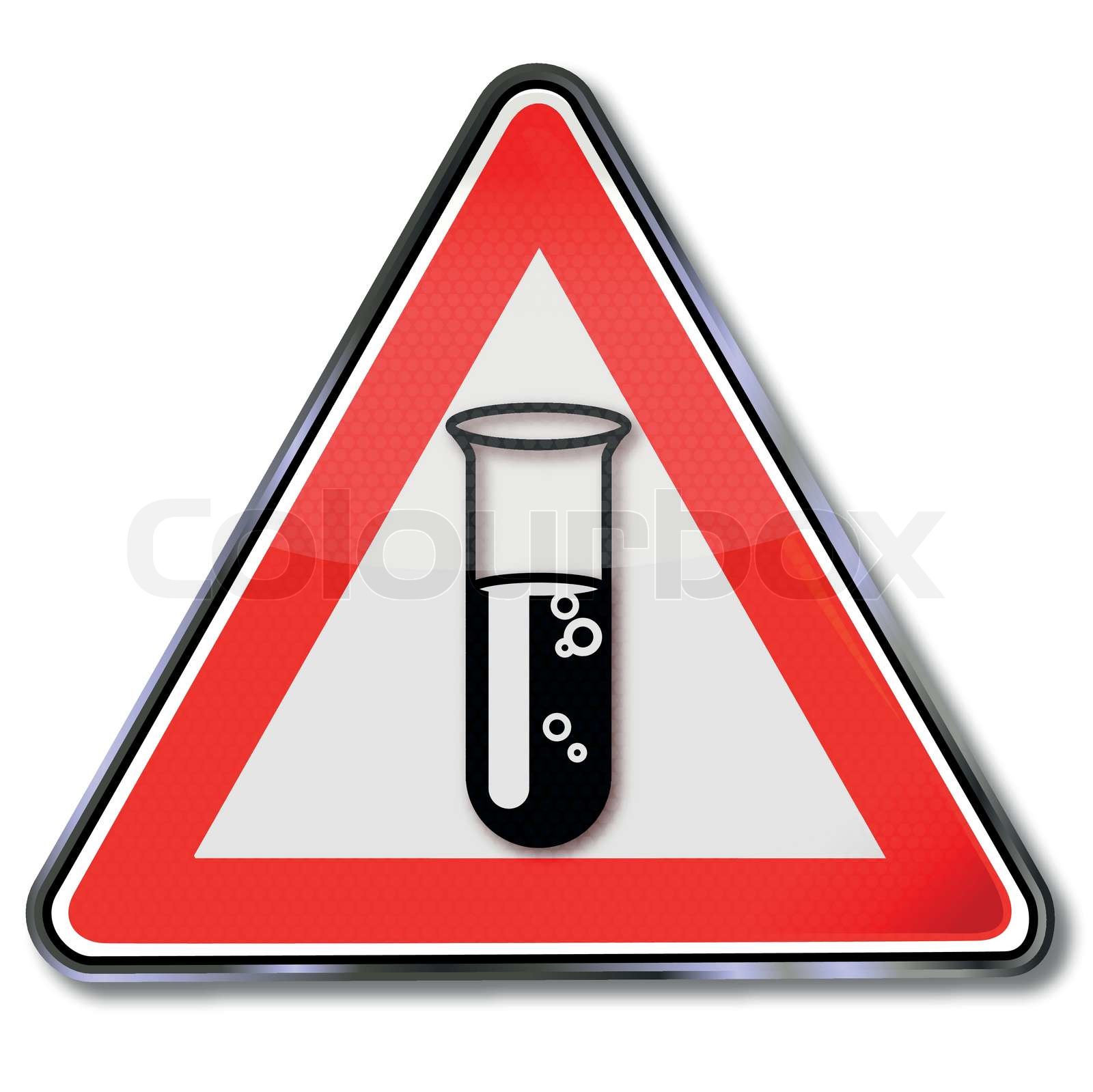 Schild Chemie | Stock-Vektor | Colourbox