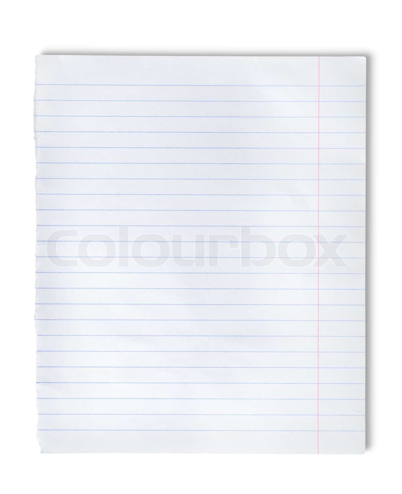 Lined paper | Stock image | Colourbox