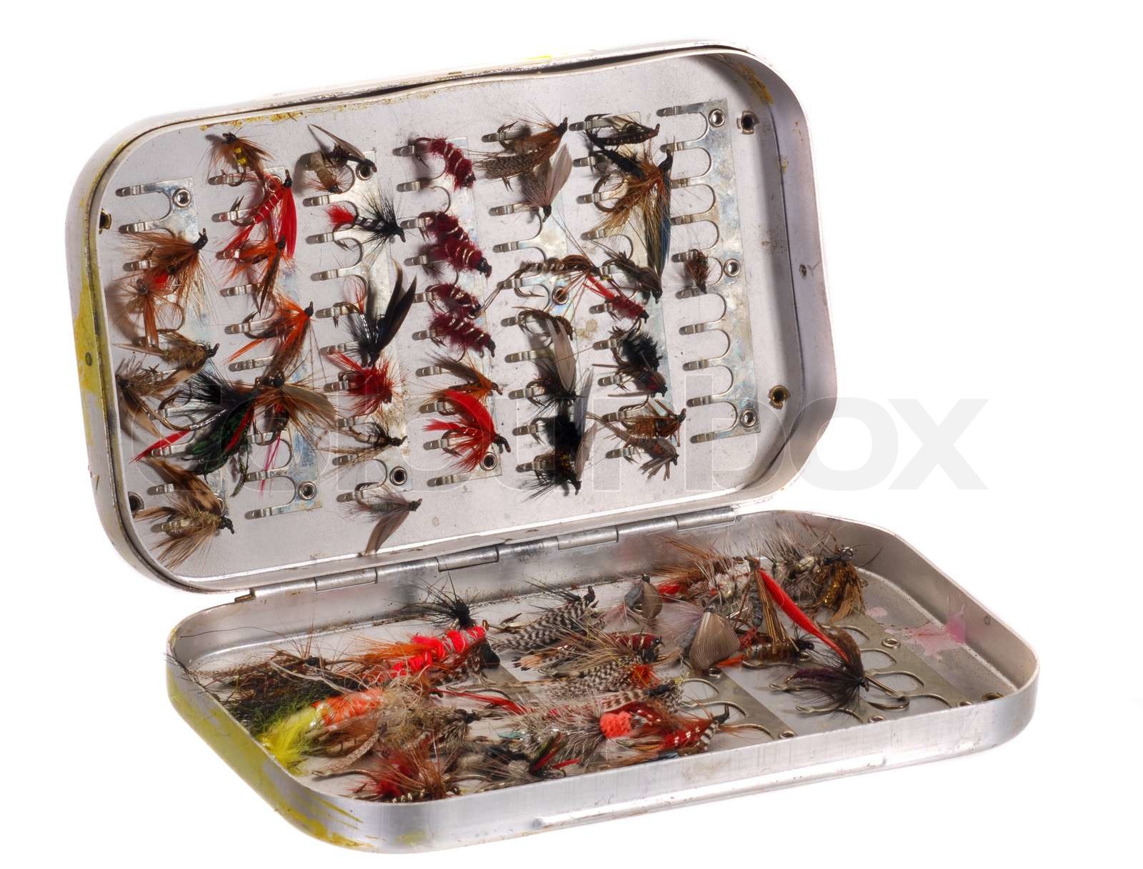fly fishing box | Stock image | Colourbox