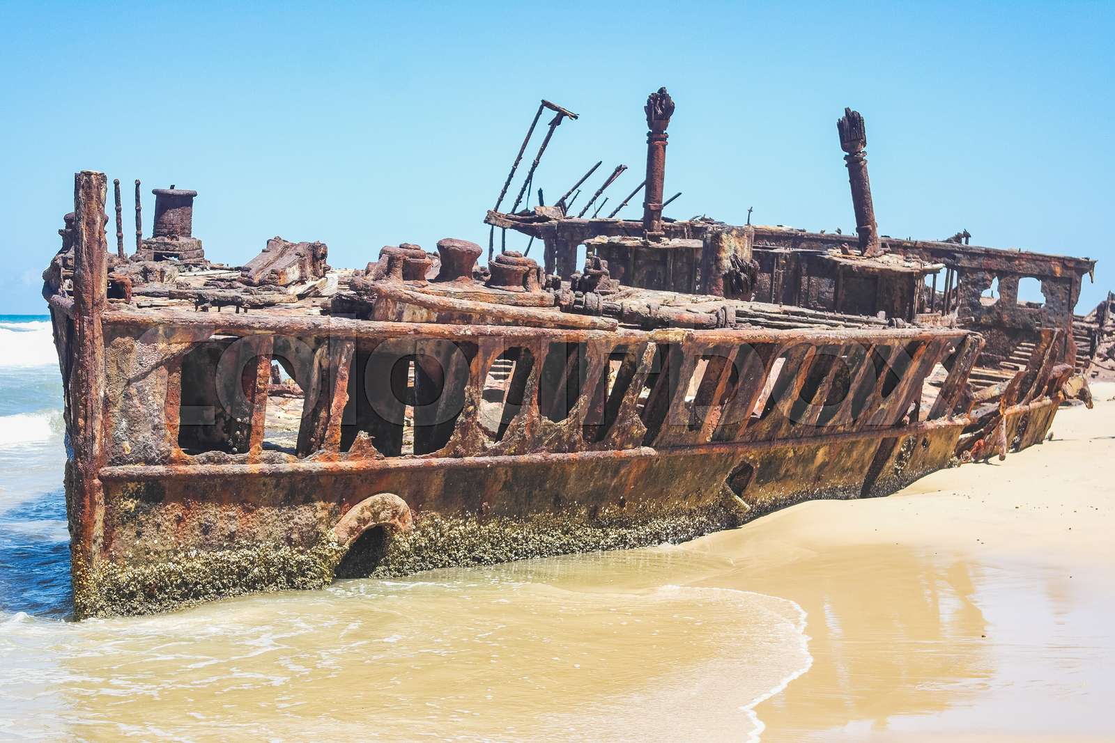 Historic ss maheno wreck fraser island australia | Stock image | Colourbox