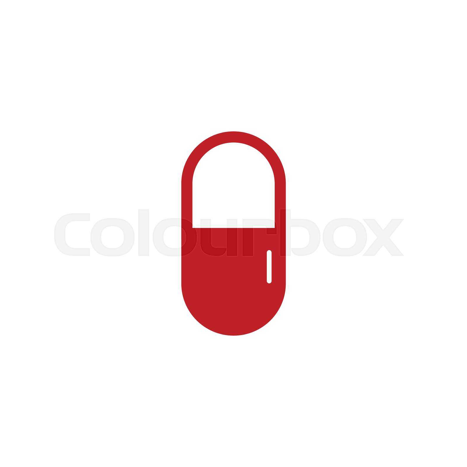 Capsule medical graphic design template vector | Stock vector | Colourbox