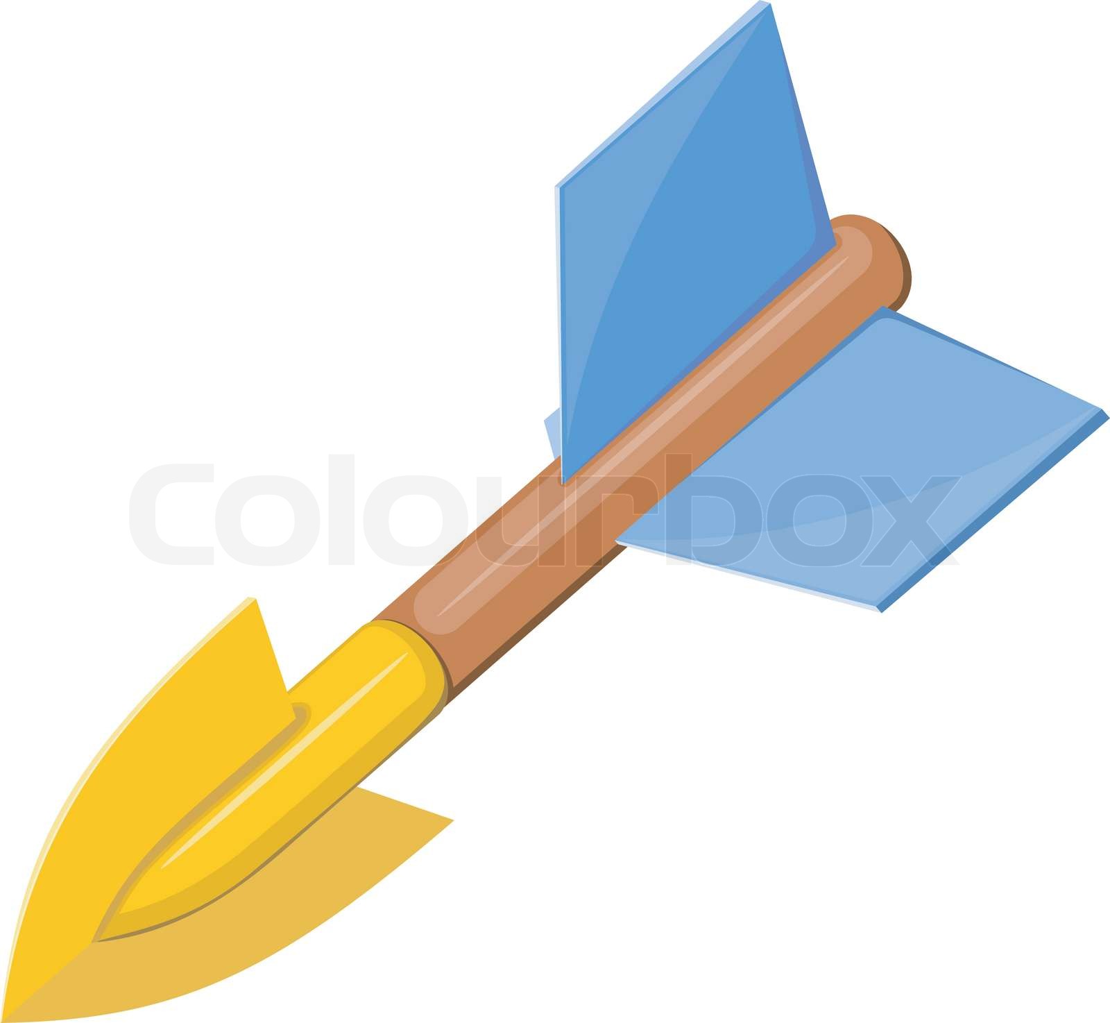 Cartoon arrows tipped with gold | Stock vector | Colourbox