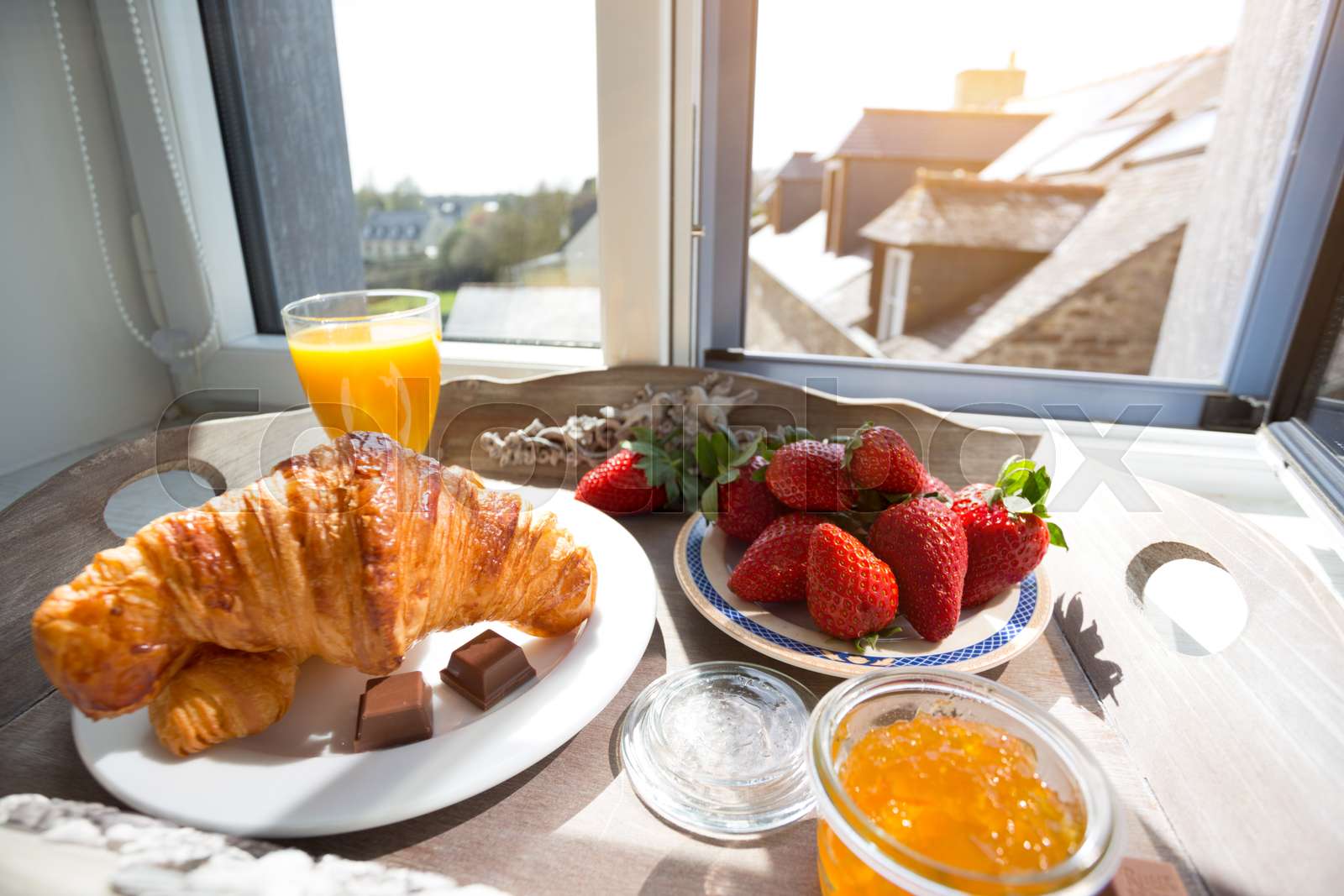 delicious French breakfast | Stock image | Colourbox