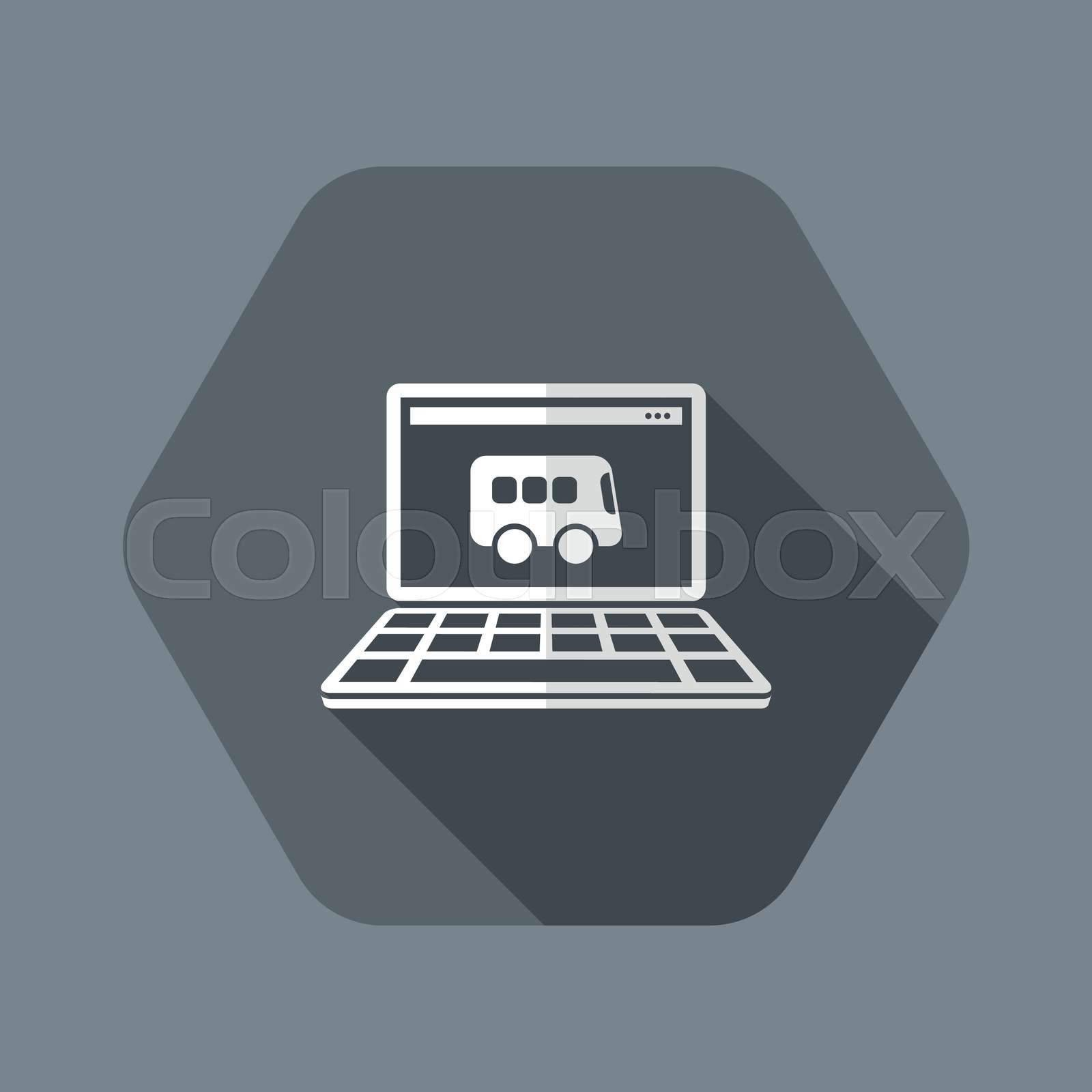 Bus web service icon | Stock vector | Colourbox