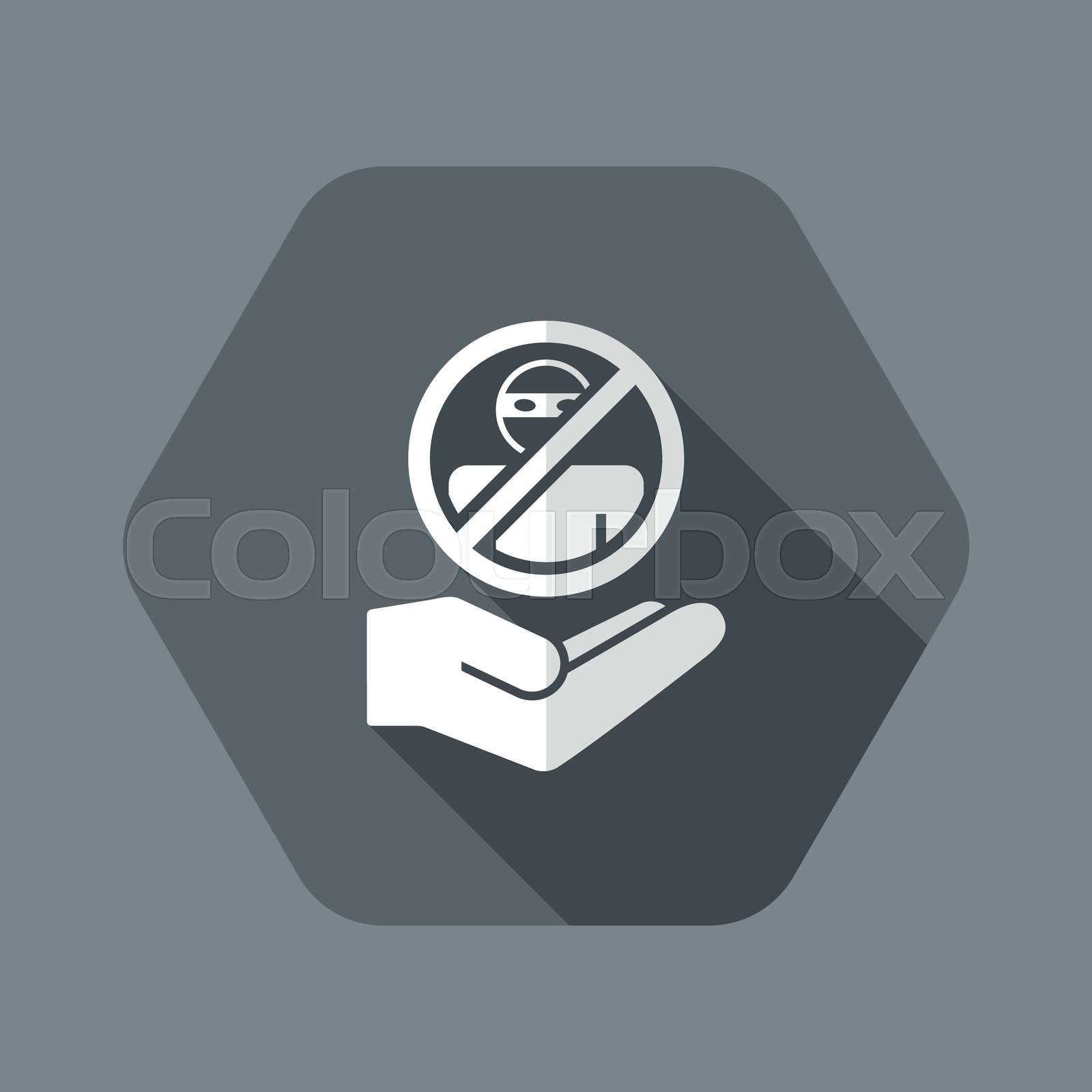 Security services - Minimal single icon | Stock vector | Colourbox