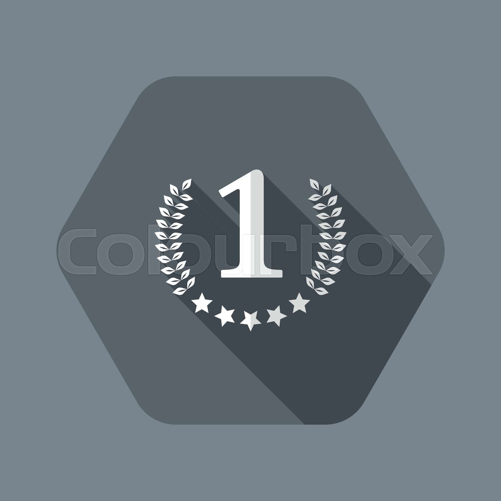 First place symbol icon | Stock vector | Colourbox