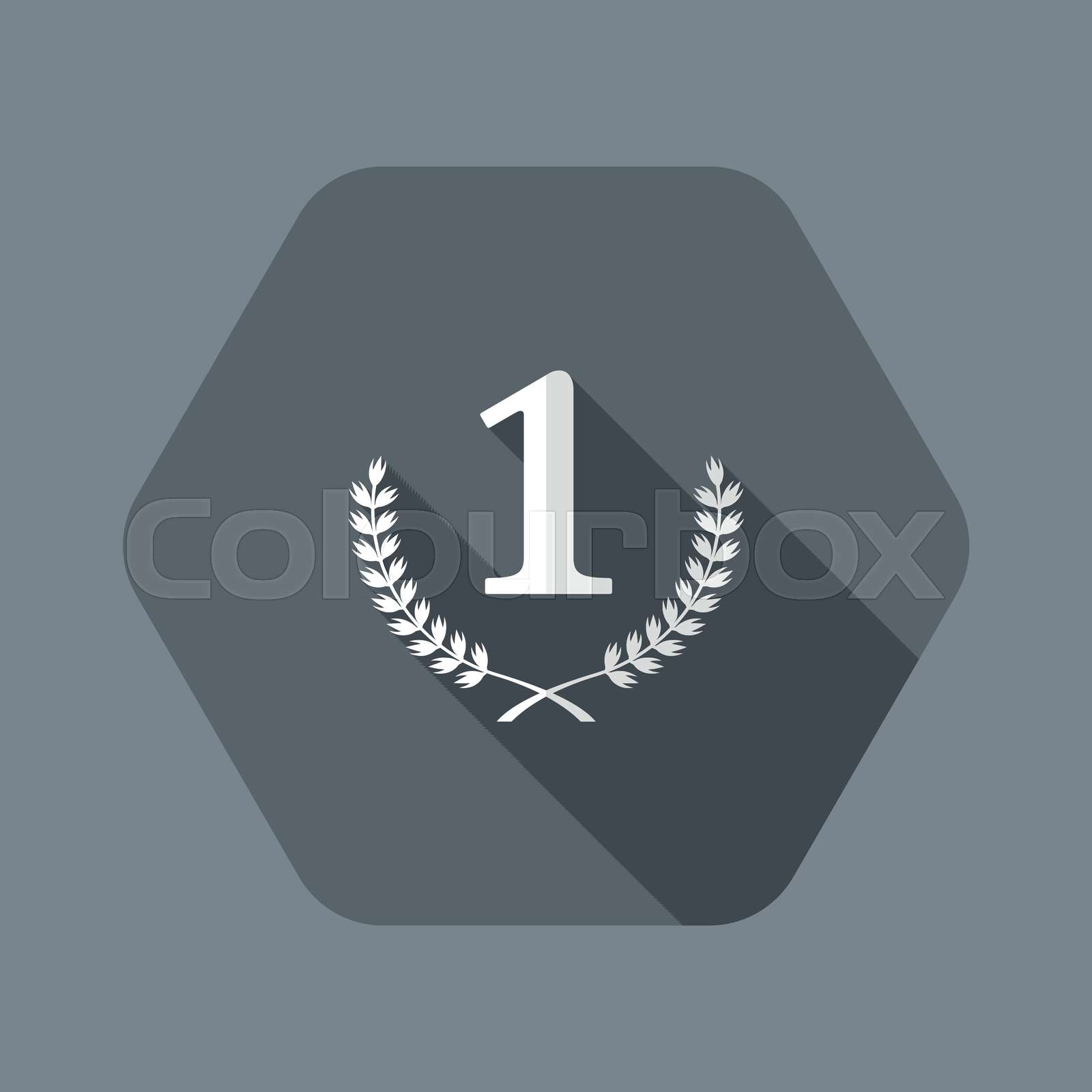 First place symbol icon | Stock vector | Colourbox