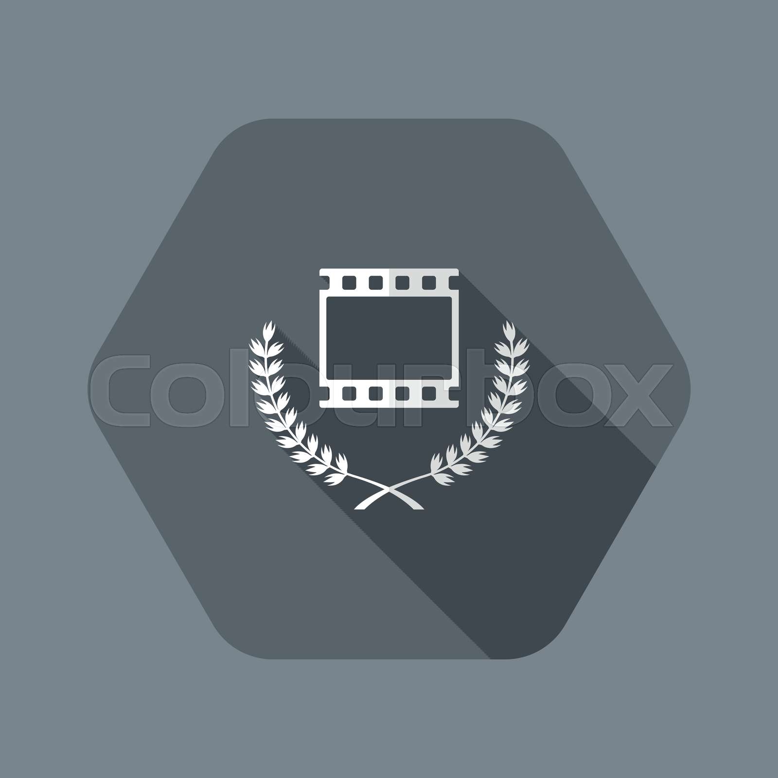 Film award symbol icon | Stock vector | Colourbox