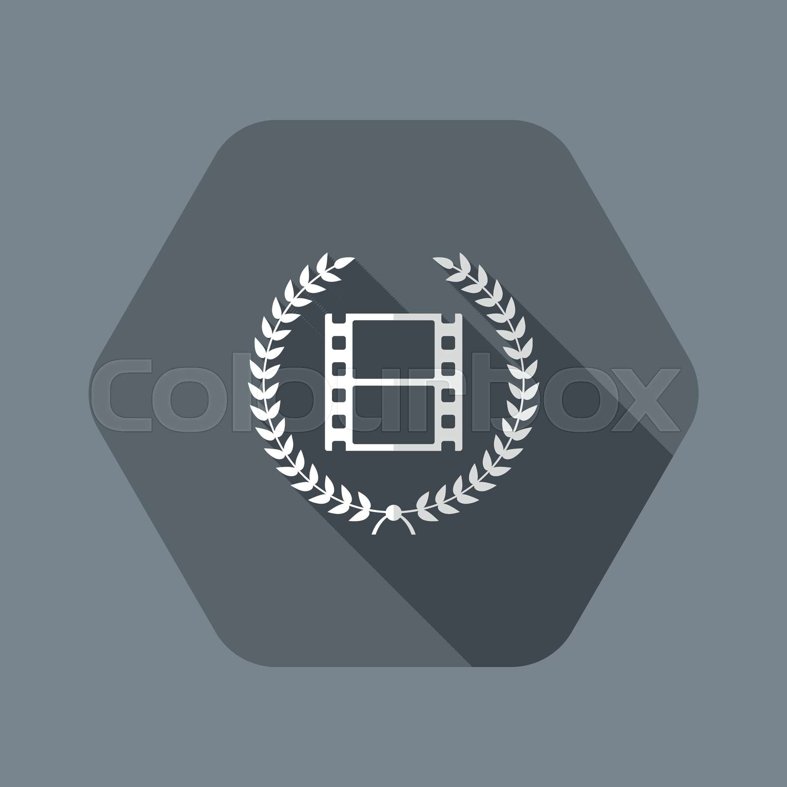 Film award symbol icon | Stock vector | Colourbox