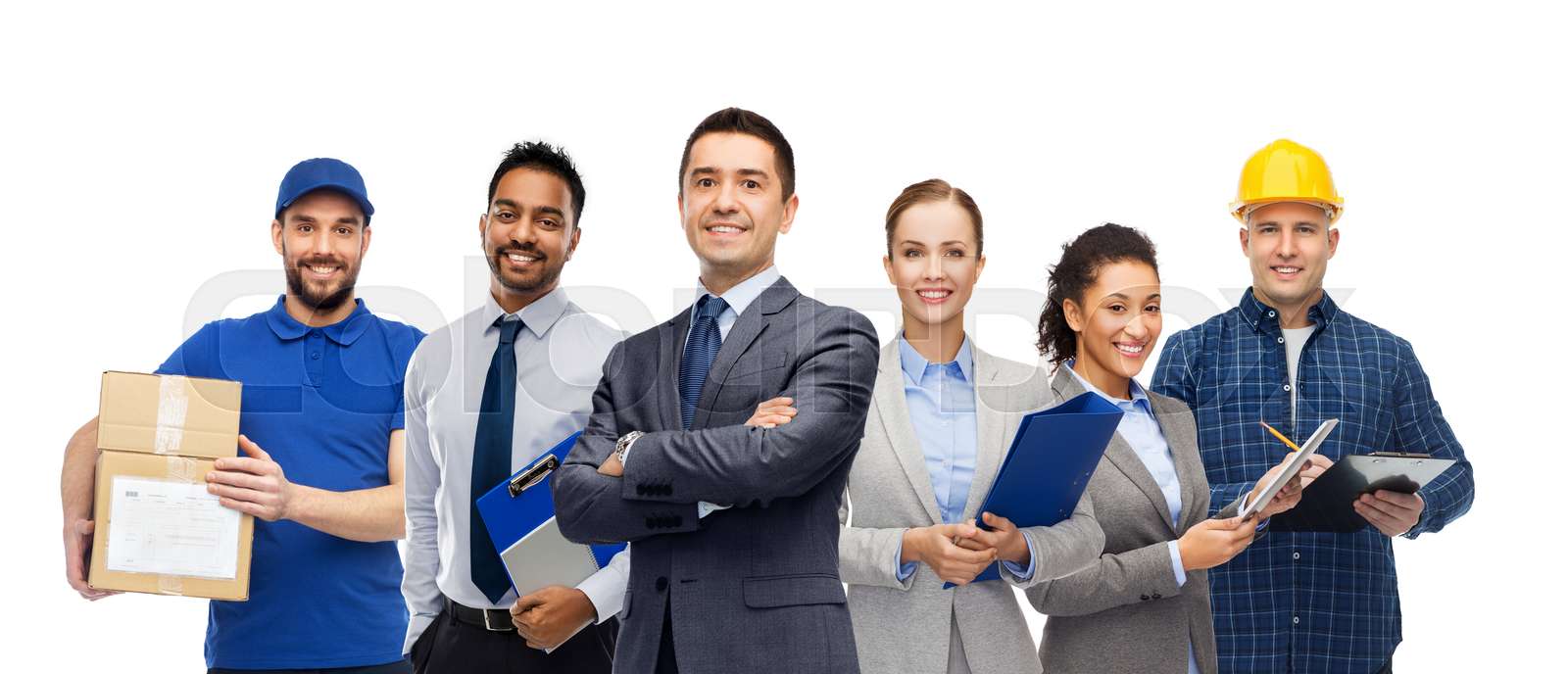 Group Of Office People And Manual Workers Stock Image Colourbox group-of-office-people-and-manual-workers-stock-image-colourbox