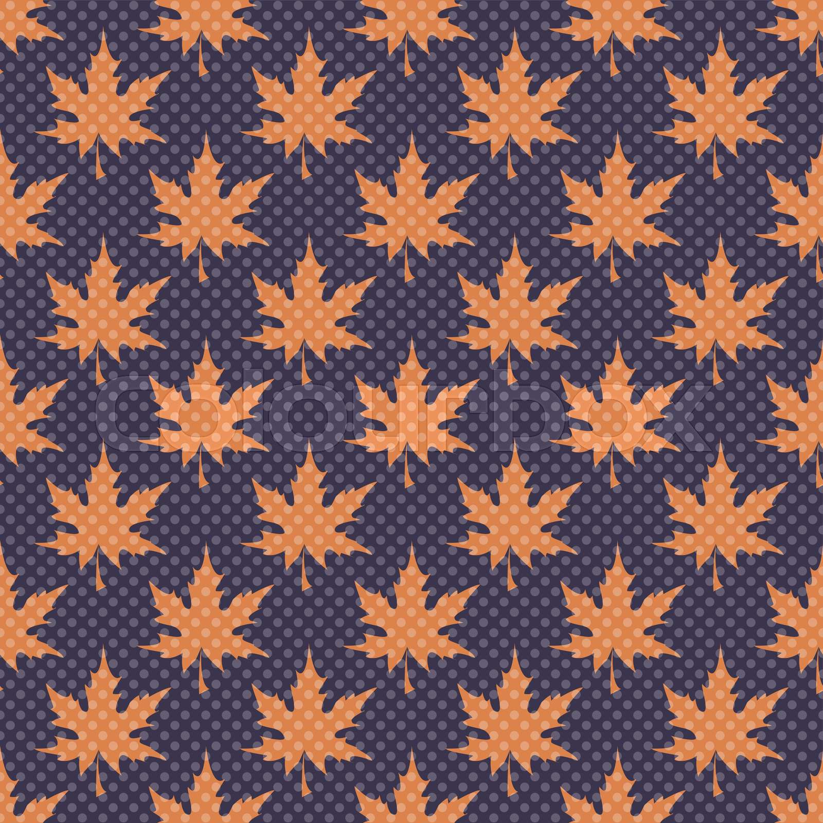 Maple Leaves pattern | Stock vector | Colourbox