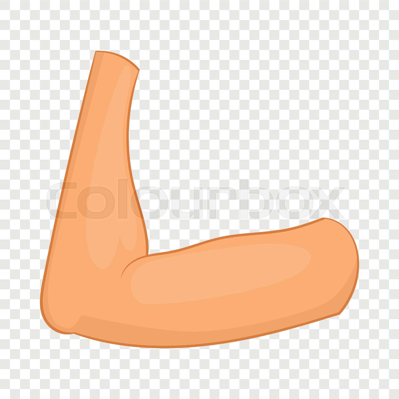 Elbow icon, cartoon style | Stock vector | Colourbox