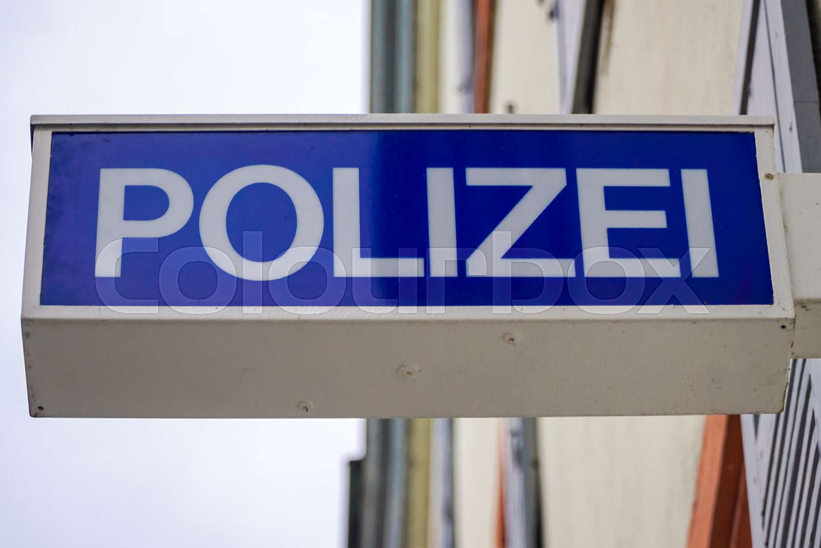 Police Sign | Stock image | Colourbox