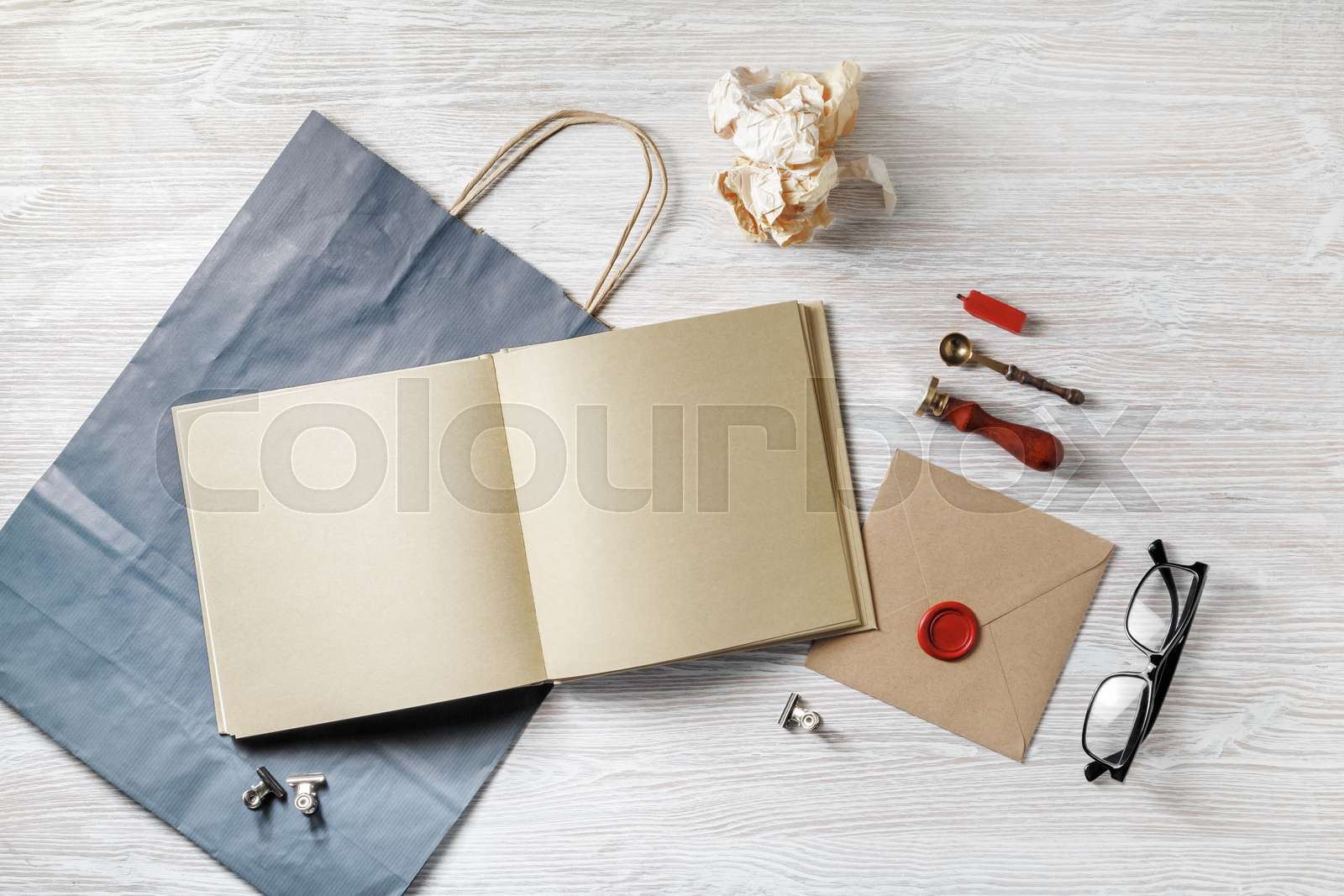 Vintage stationery set | Stock image | Colourbox