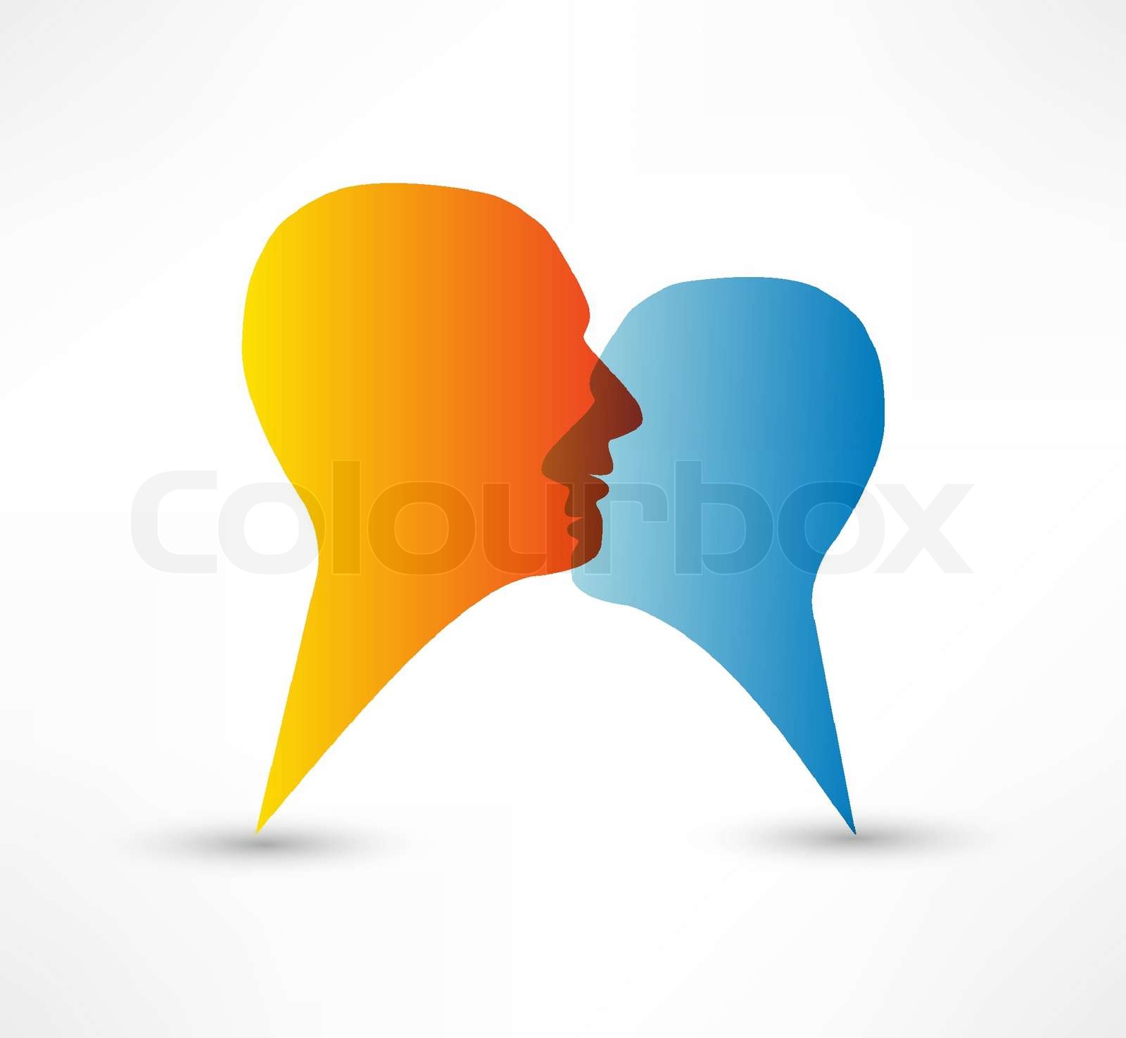 Talk Me Concept Speech Bubbles Stock Vector Colourbox talk-me-concept-speech-bubbles-stock-vector-colourbox