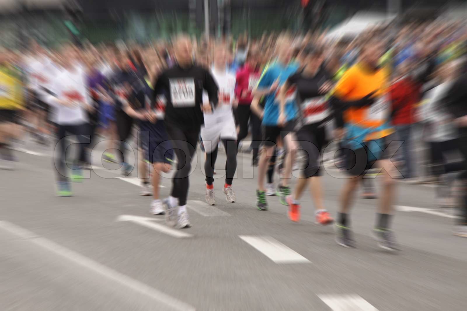 Marathonløbere | Stock foto | Colourbox