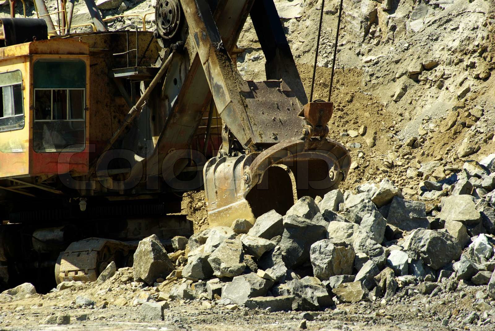 Ekskavator | Stock image | Colourbox