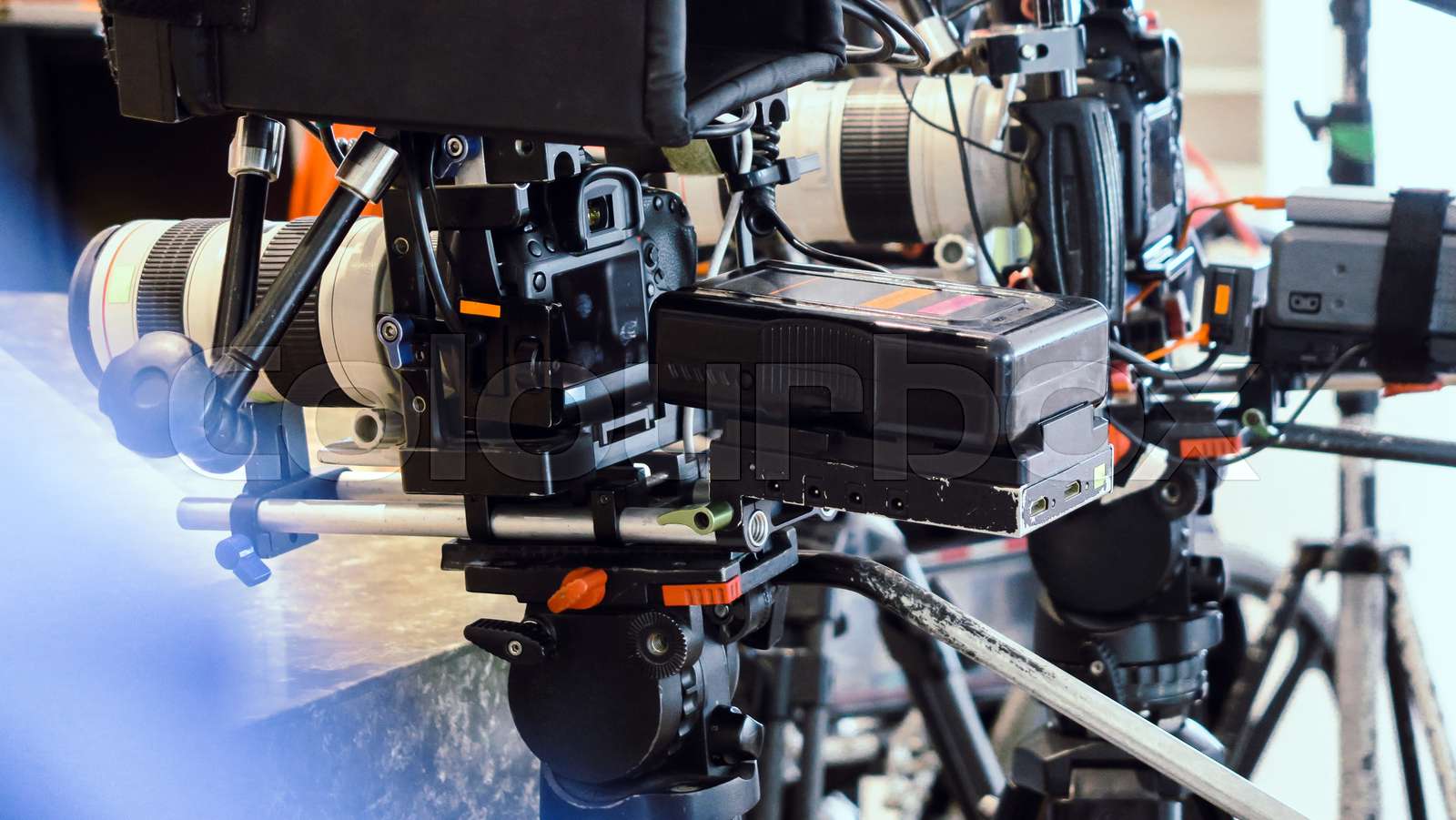 filming crew | Stock image | Colourbox