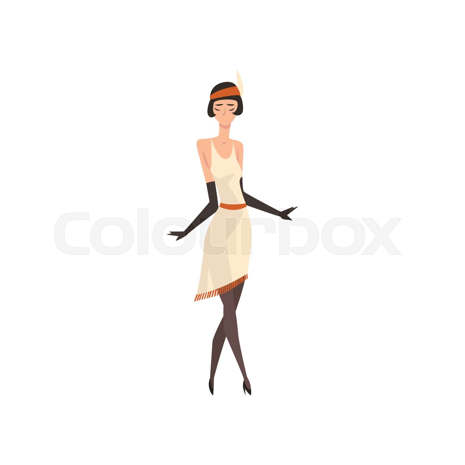 Flapper Girl Cartoon