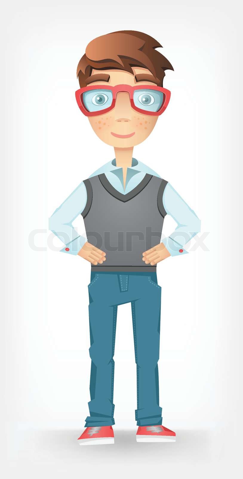 Character DENO | Stock vector | Colourbox