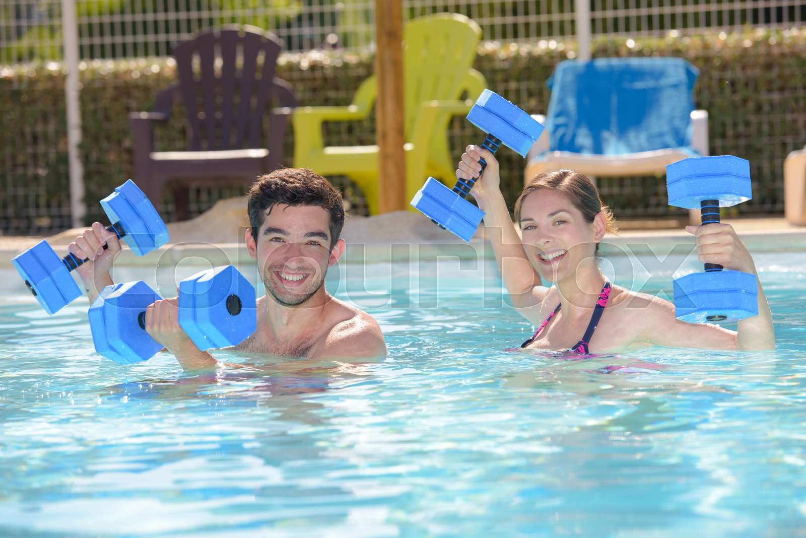 aquagym in resort | Stock image | Colourbox