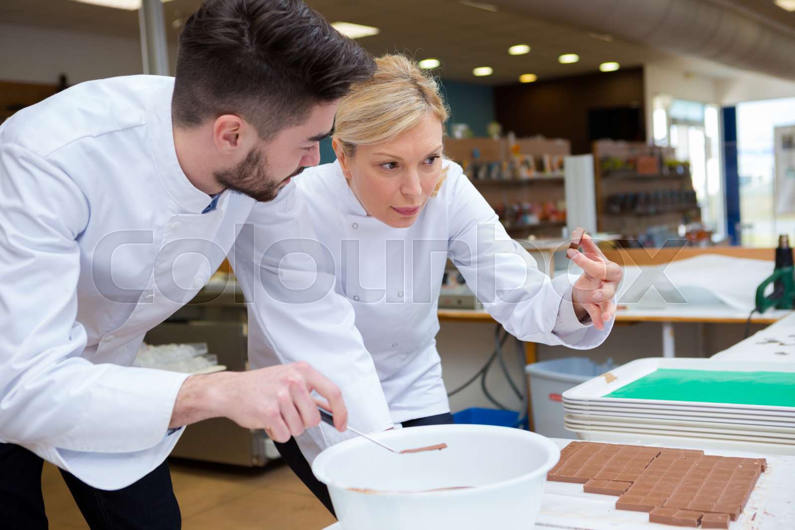professional cooks at work | Stock image | Colourbox